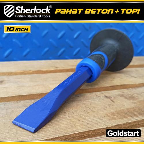 Jual Pahat Batu Beton 10 inch Topi Cold Chisel Sherlock Betel Baja ...