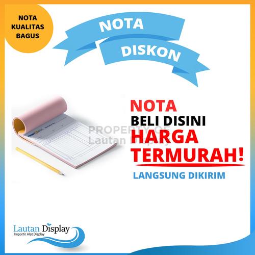 Jual Buku Nota Penjualan Custom Desain Nota Kontan 2 Ply, 3 Ply, 4 Ply ...