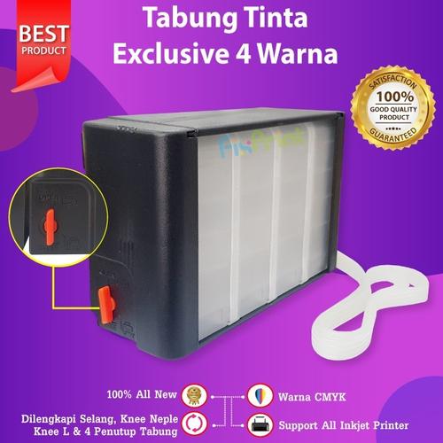 Jual Tabung Tinta Infus Hitam 4 Warna 100ml Modif Printer Switch ...