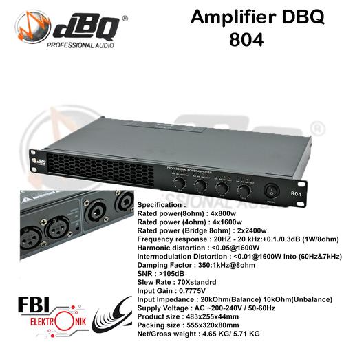 Jual Power Amplifier DBQ 804 4 Chanel Panel 1U - Kota Semarang - FBI ...