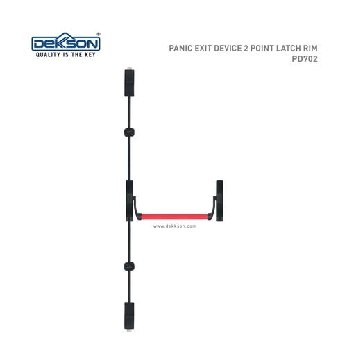 Jual Panic Exit Device 2 Point Latch Rim Dekkson PD0702 BK Panic Bar ...