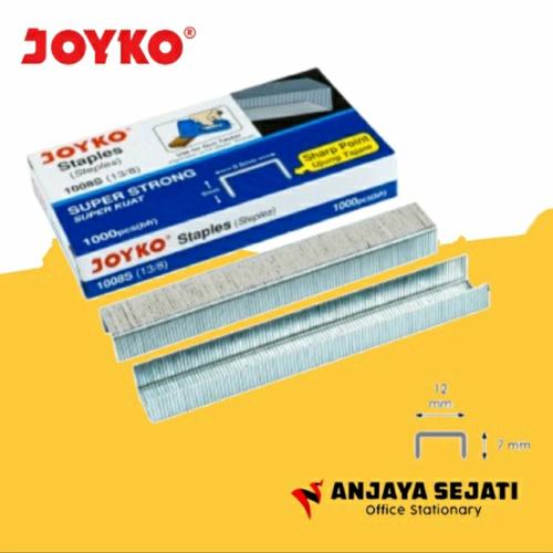 Jual Staples | Isi Stapler | Gun Tacker Refill Joyko 1008S ( 13/8 ...