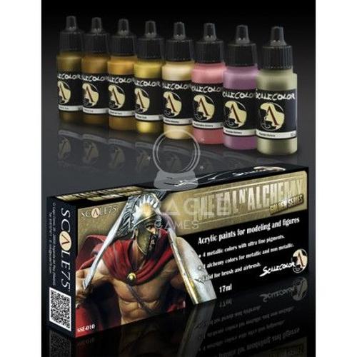 Jual Scale 75 - Scalecolor - Metal and Alchemy Golden Paint Set - Kota ...