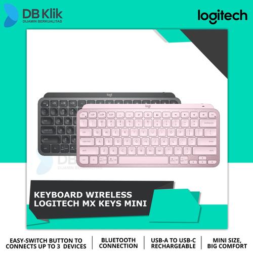 Promo Keyboard Logitech MX Keys MINI Bluetooth & Wireless - MX Keys ...