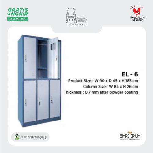 Jual Locker Besi 6 pintu Loker Karyawan Filling Cabinet Besi Emporium ...