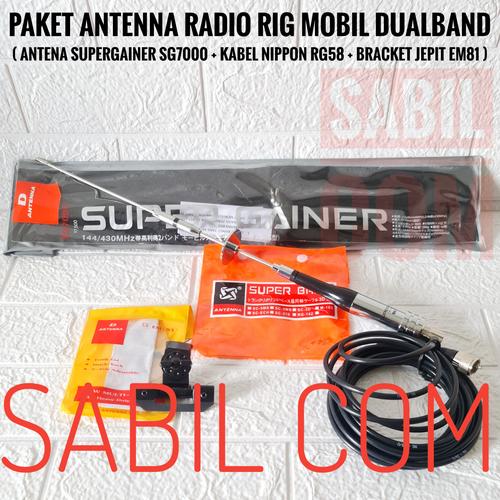 Jual PAKET ANTENA RIG MOBIL DUALBAND ANTENNA LUAR RADIO RIG HT MOBIL ...