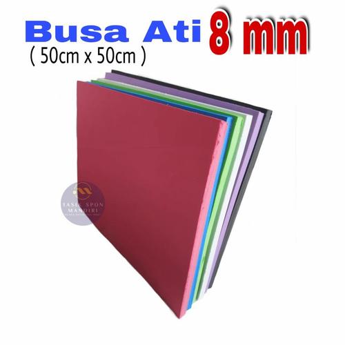 Jual Busa Ati 8mm 50cm x 50cm/ Spon Karet / Busa Hati / Spon Eva / Eva ...