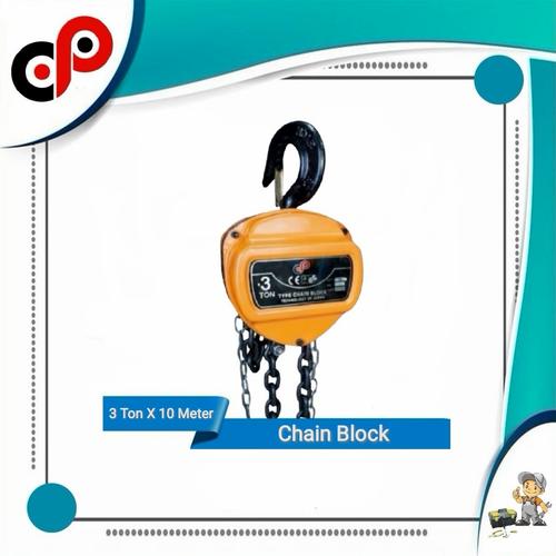 Jual Chain Block 3 Ton X 10 Meter / Takel Hand Chain Hoist 3 Ton X 10 ...