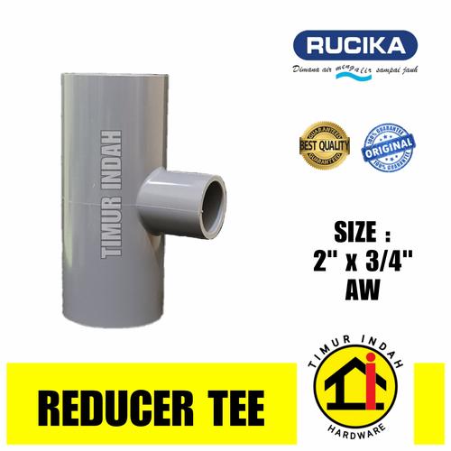 Jual Tee 2" x 3/4" AW / Reducer Tee 2" x 3/4" AW Rucika - Kota Surabaya ...
