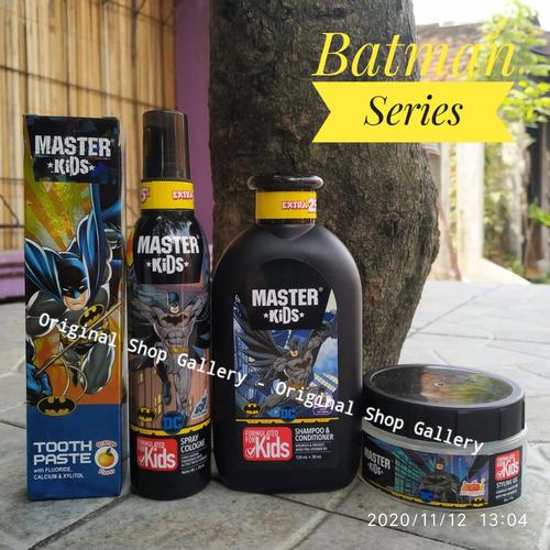Jual Paket Perlengkapan Mandi Anak Master Kids Batman Series Shampo ...