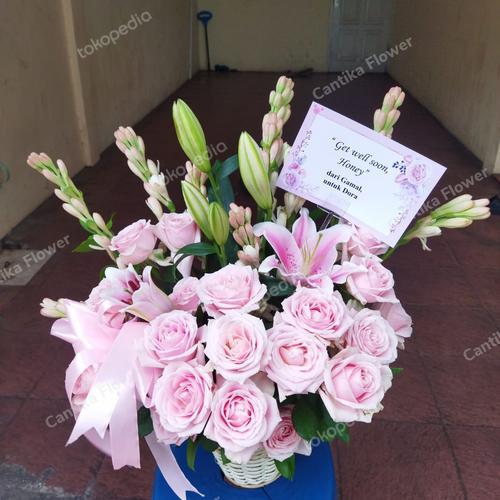 Jual bunga meja rose vas cantik asli fresh - Jakarta Barat - Cantika ...