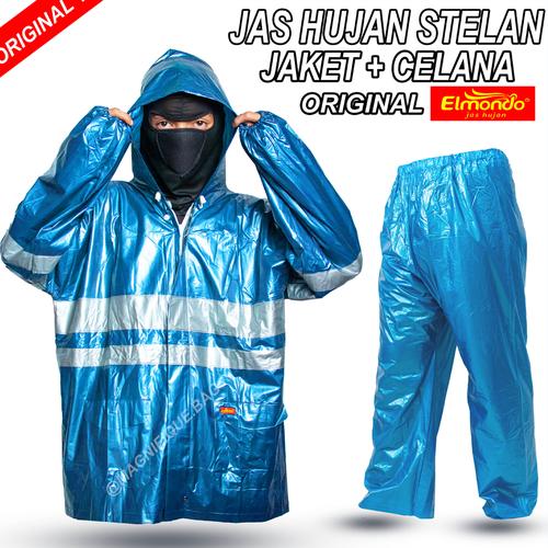 Jual Mantel Hujan Pria Jas Hujan Elmondo Original Jas Hujan Setelan ...