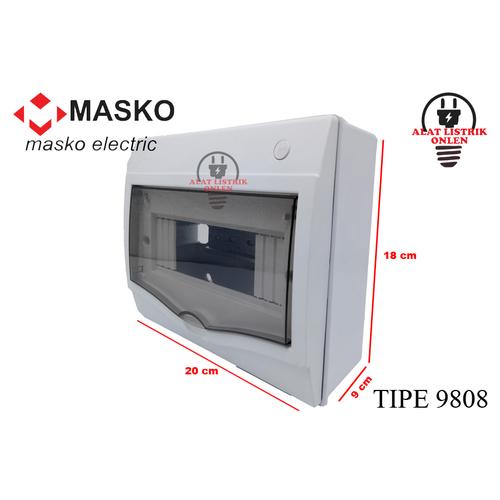Jual BOX MCB 8 GROUP MASKO 9608 9808 / RUMAH INBOW / OUTBOW IB /OB ...