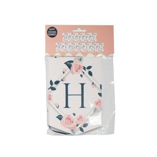 Jual banner happy wedding motif bunga - Jakarta Barat - pestajktshop ...
