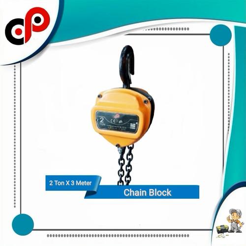 Jual Chain Block 2 Ton X 3 Meter / Takel Hand Chain Hoist 2 Ton X 3 ...