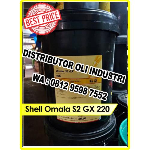 Jual SHELL OMALA S2 GX / G 220 ( GEAR OIL - ISO VG 220 ) - Kota ...