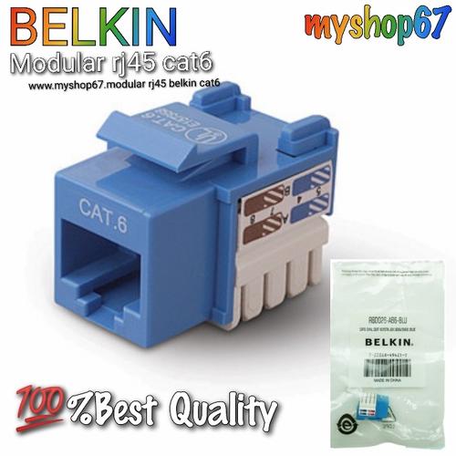 Jual BELKIN Modular Rj45 Cat6/Modular cat6 Merk BELKIN - Jakarta Pusat ...
