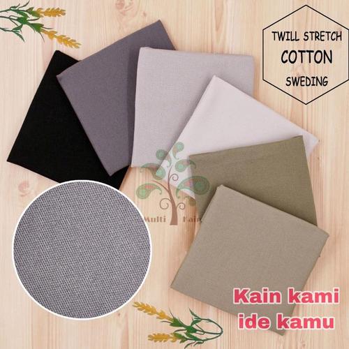 Jual Bahan kain katun sweding twill stretch garment quality celana ...