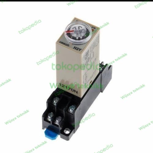 Jual Timer omron H3Y-2 H3Y 2 220V AC 220VAC 10s Timer omron H3Y-2 10s 220 - Kota Tangerang ...