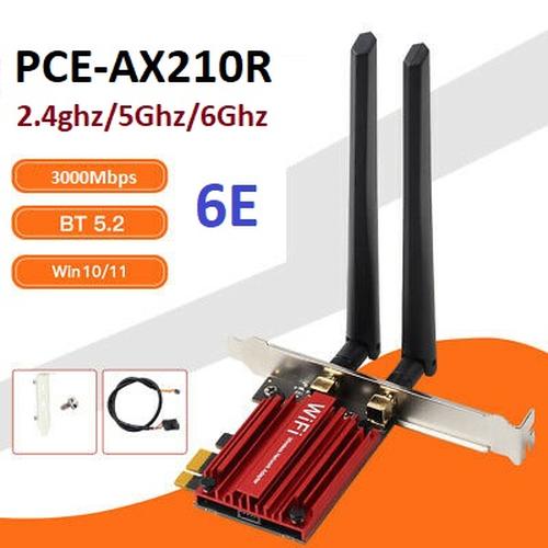 Jual Intel Wifi 6E AX210 Pci Express Pcie pci-e dual band ac ax 6 AX200 ...