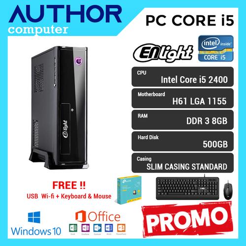 Jual Mini PC Rakitan Komputer Core i5 2400 RAM 8GB HDD 500GB Keyboard ...