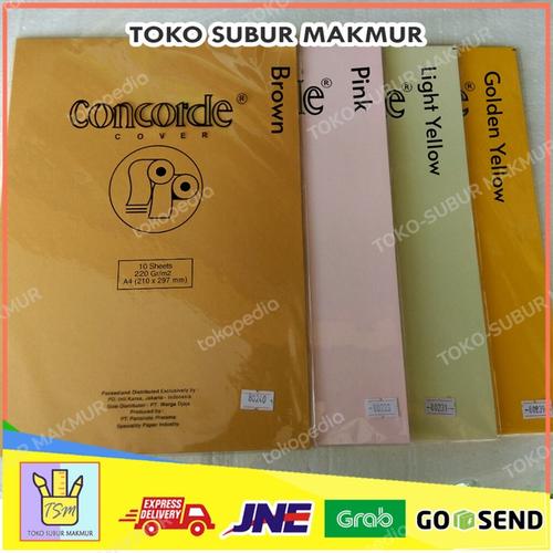 Jual Kertas Concorde Cover A4 220 Gr/m2 Ijazah Piagam - Kab. Bekasi ...