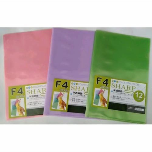 Jual MAP L / CLEAR SLEEVE / MAP PLASTIK TRANSPARAN / DOKUMEN FOLIO F4 ...