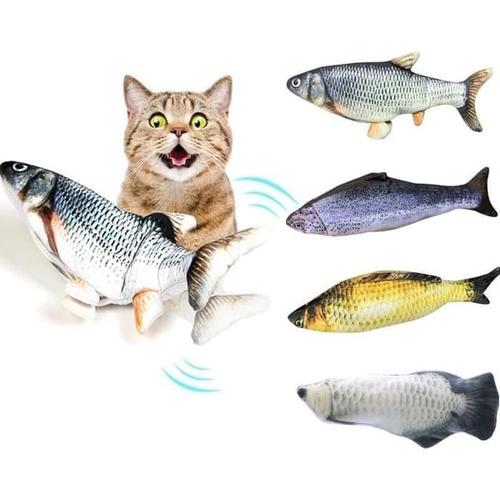 Jual Boneka Ikan Gerak Bergerak Cat Toy Dancing Fish Mainan Kucing ...