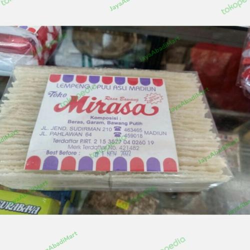 Jual Krupuk Puli Beras Khas Madiun MIRASA / Gendar /Lempeng TEBAL - 800 ...