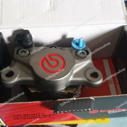 Jual PROMO Kaliper Brembo 2piston 2p Red Logo Merah Xmax Nmax Ninja RR 150 - Hitam - Jakarta ...