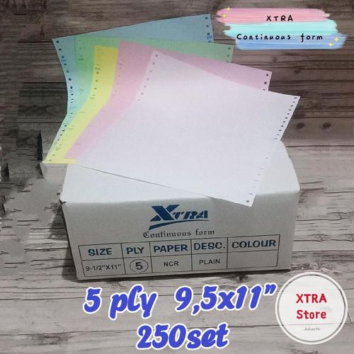 Jual Kertas Continuous form 5ply NCR 250sets 9.5x11inc letter - Jakarta ...