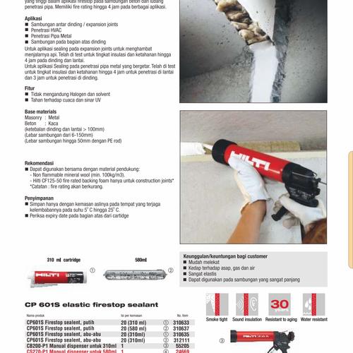 Jual Firesstop CP 601S SILICONE SEALANT - Putih - Kab. Bekasi - Ve ...