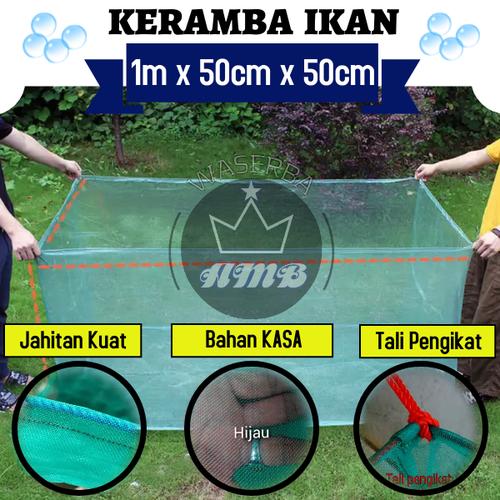 Jual Jaring Keramba Ikan Hapa Ukran 1m x 50cm x 50cm - Kab.Ciamis - AMB ...