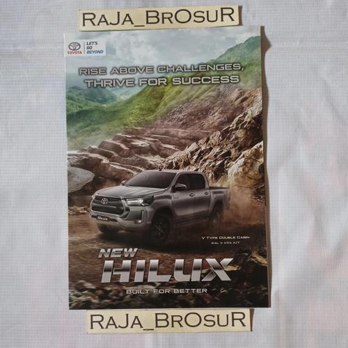 Jual Poster brosur katalog Toyota New Hilux Single Double Cabin 2020 ...