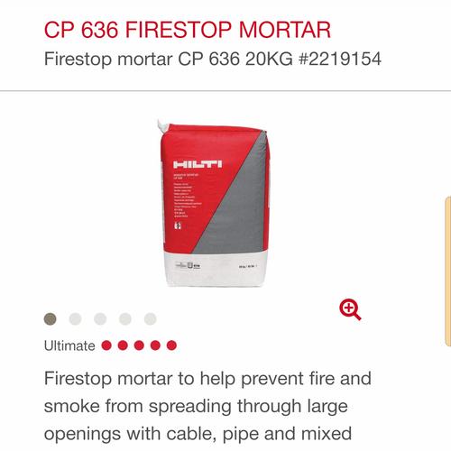 Jual Firestop mortar CP 636 20KG #2219154 - Kab. Bekasi - Ve-colection ...