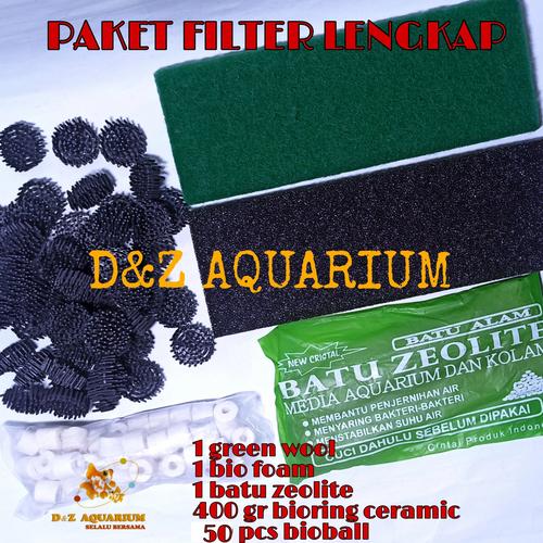Promo Paket Media Filter Kolam Aquarium Mekanis Biologis Kimiawi Murah ...