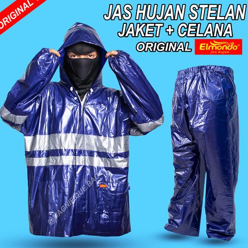 Jual Mantel Hujan Pria Jas Hujan Elmondo Original Jas Hujan Setelan ...