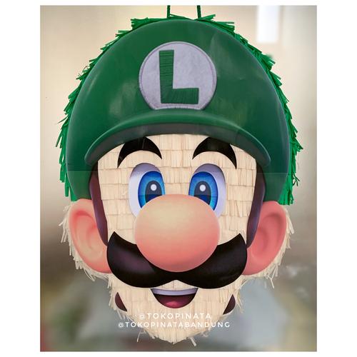 Jual PINATA MARIO BROS LUIGI SUPER MARIO BROS PINATA PUKUL TARIK ...