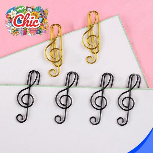 Jual Klip Kertas Berbentuk Catatan Musik 20 Pcs - Hitam - Jakarta ...