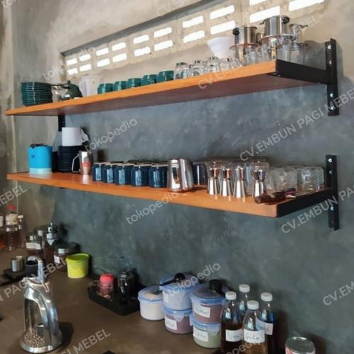 Jual Rak Dinding melayang ambalan kayu mahoni set - Kota Tangerang - CV ...