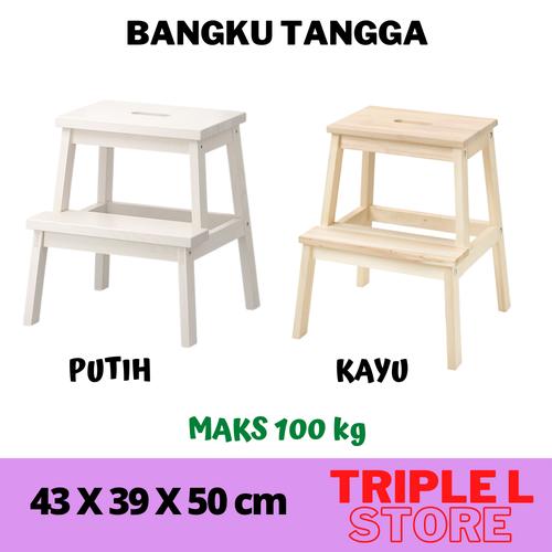 Jual Bangku Kursi Tangga Peninggi Step Stool Tangga Kecil 2 Tingkat BKV ...