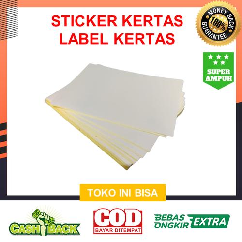 Promo Sticker Kertas Sticker Label Resi Cocok Untuk Printer Tinta Dan ...