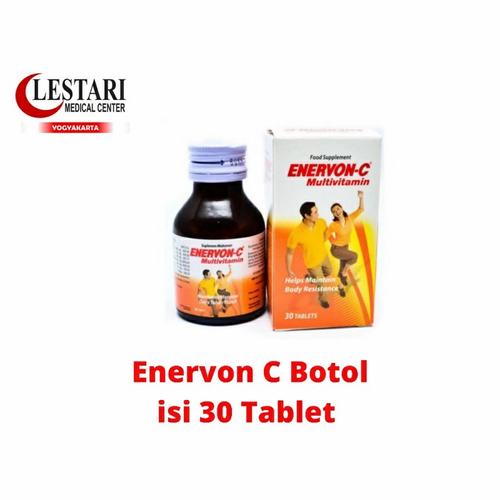Jual Enervon C Botol isi 30 Tablet - Multivitamin Vitamin C - Kab ...