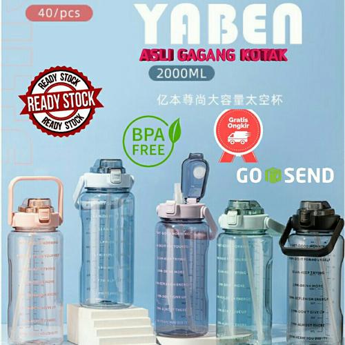 Jual botol minum tritan quifit penanda waktu - Tosca 2 liter - Kab ...