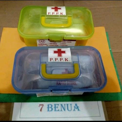 Jual KOTAK OBAT P3K EMERGENCY BOX MOBIL WARNA BIRU ATAU HIJAU - Jakarta ...