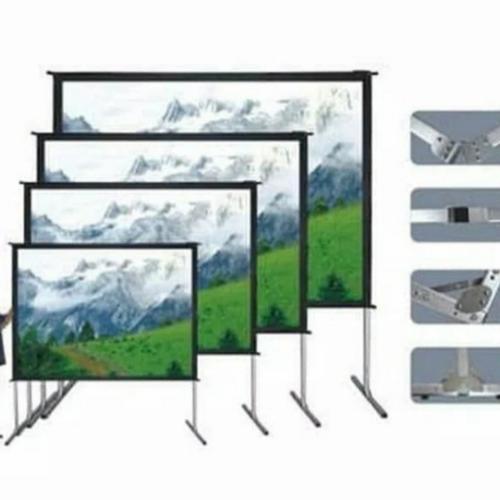 Promo LAYAR PROYEKTOR BRITE FAS-4030FR FAST FOLD SCREEN Cicil 0% 3x ...
