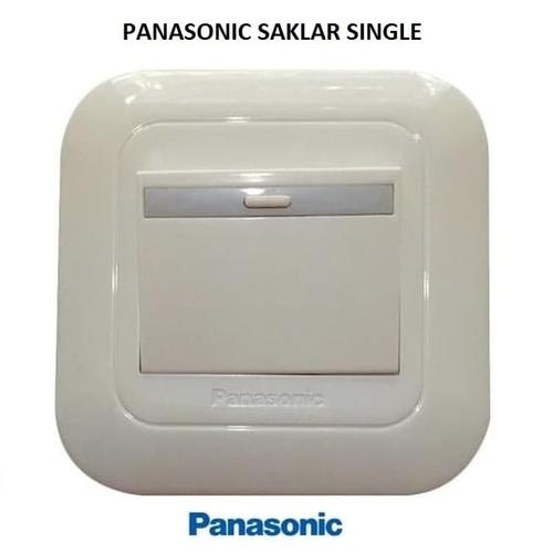 Jual Panasonic SAKLAR SINGLE 1GANG 1WAY WEJ5541 WS PANASONIC / WEJ5531 ...