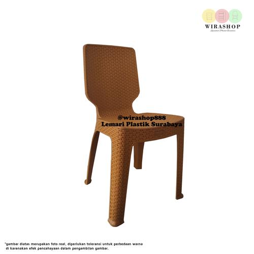 Promo Kursi Plastik Olymplast Sandaran OL 208 - coklat muda - Kota ...