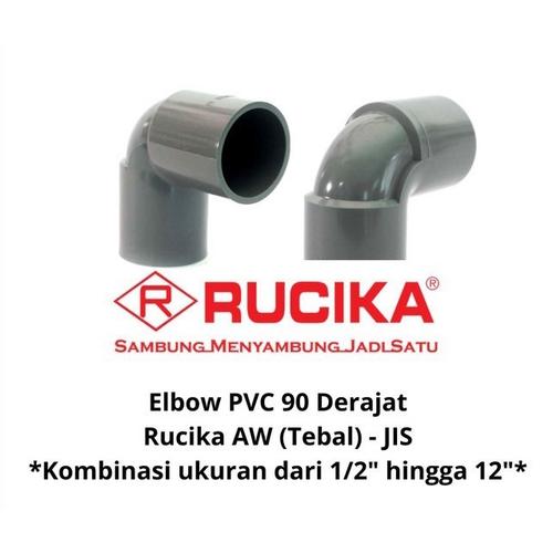Jual Fitting PVC Rucika Knee AW 2" - Elbow Aw 2inch - sambungan pipa ...