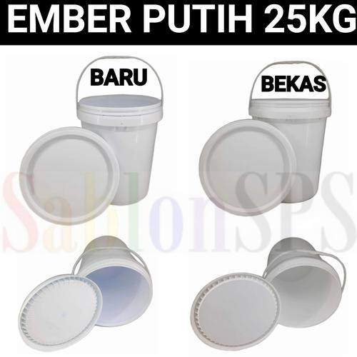 Jual EMBER PUTIH CAT 25KG EMBER POLOS PLASTIK - BARU - Jakarta Utara ...